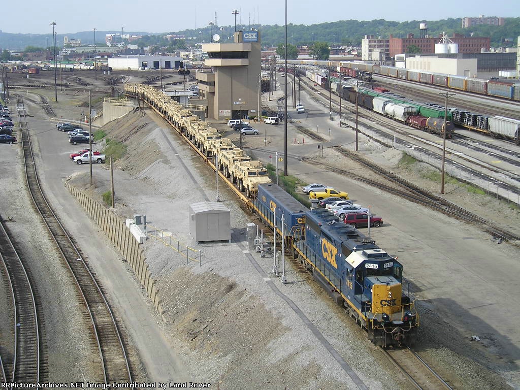 CSX 2415 Working The Hump Looking North